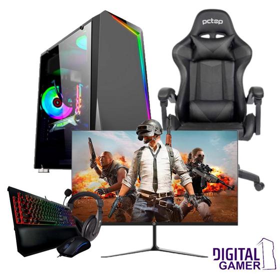 Pc Game Completo I7 2 Gen 8gb Ssd240 Gt710 2gb Kit e Cadeira Gamer ...