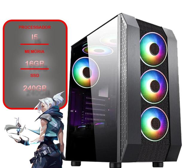 Pc game intel core i5 memória ram ddr3 16gb hd ssd 240gb - AGS ...