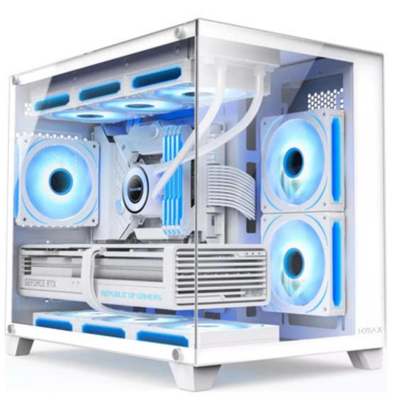 PC Gamer Aquário AMD Ryzen 7 5700x, B550, Rtx 4060 ti 8gb, 64gb ram ...