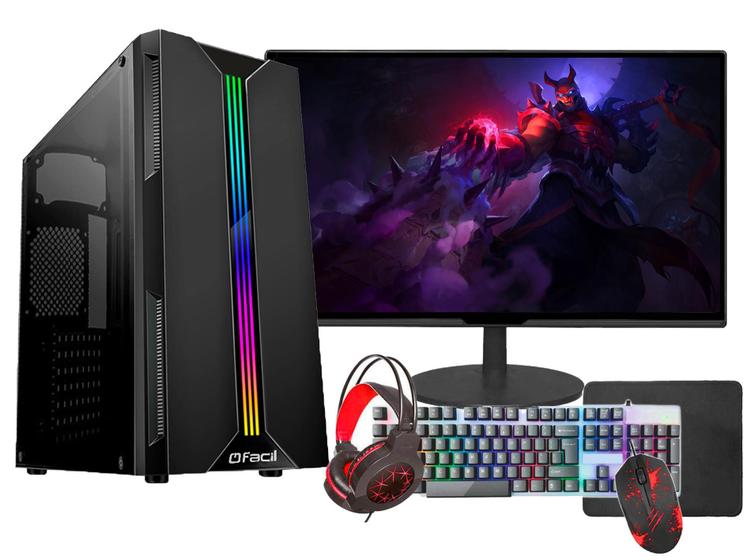 Pc Gamer Completo Intel I3 10100F 8Gb Hd 500Gb Gt 420 - Fácil ...