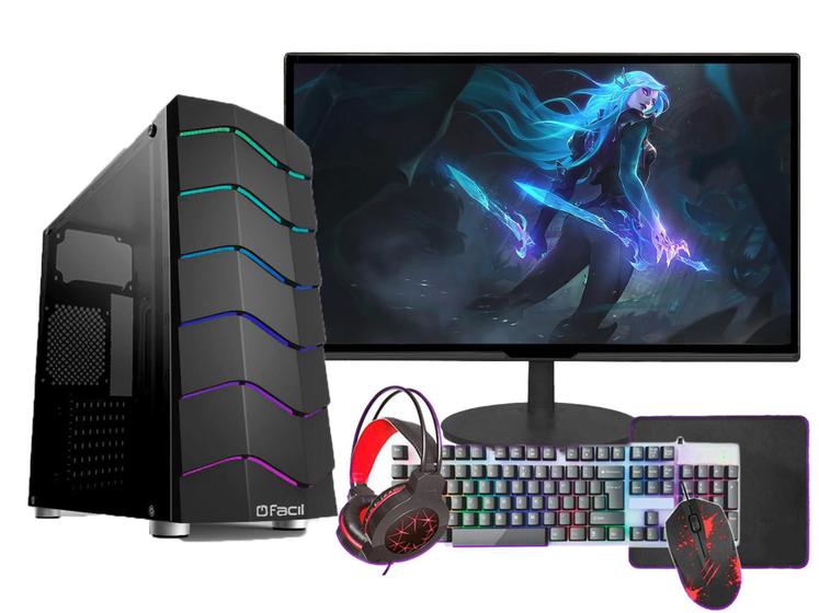 Pc Gamer Completo Intel I5 11400F 8Gb Hd 500Gb Radeon 4Gb - Fácil ...
