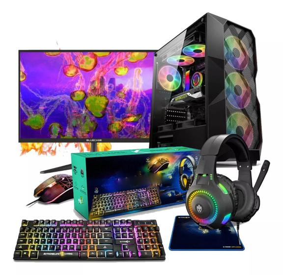 Pc Gamer Completo Intel i5 Criança FreeFire Fallguys Among Us Minecraft ...