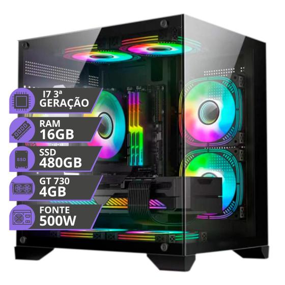 PC Gamer MRP Informática Processador Intel Core I7 3.4ghz SSD 480gb ...
