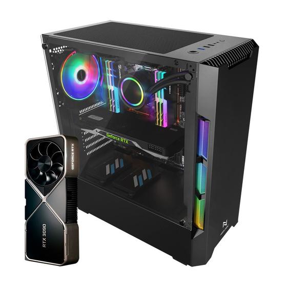 PC Gamer Neologic Dragon Diamond NLI82138 I7-10700 16GB (RTX 3090 24GB ...
