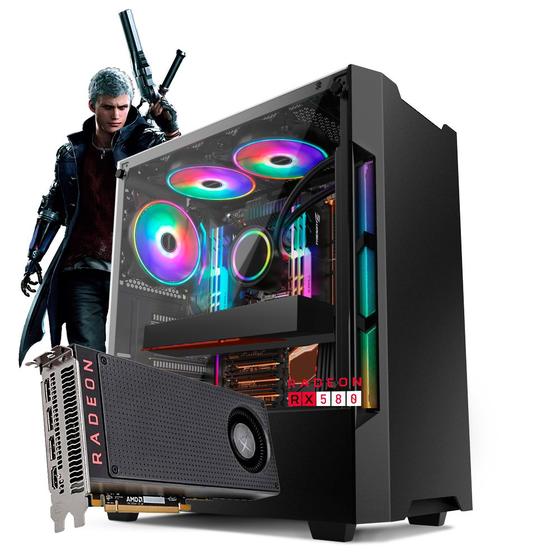 Pc Gamer Neologic NLI81258 Ryzen 5 2400G 8GB (RX 580 8GB) 1TB ...