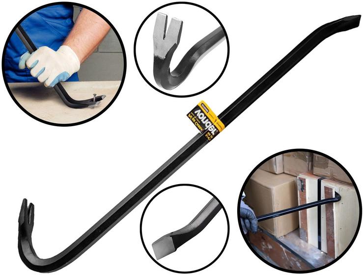 Pé De Cabra Duplo Sextavado 3/4 Polegadas Aço Forjado Para Abertura E ...