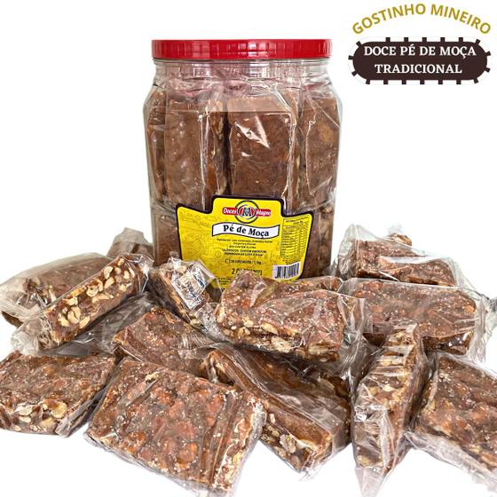 Pé de Moça Tradicional Doce Mineirinho Pote 20 Unidades - Doces Magnos ...