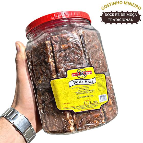 Pé de Moça Tradicional Doce Saboroso Pote 20 Unidades - Doces Magnos ...