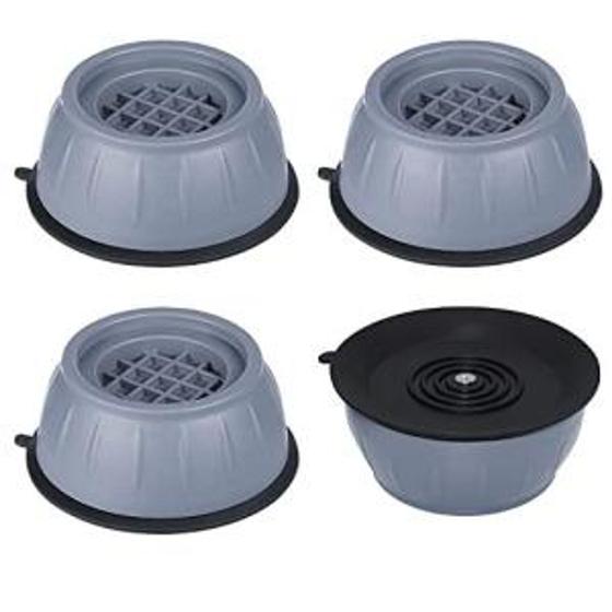 Pé Nivelador Máquina Lava E Seca Kit 4 Suporte Anti Vibração - SHOCK ...