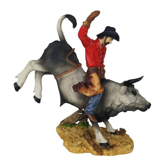 Peão De Rodeio Com Boi Estátua Resina Decoração Grande - Shop Everest ...