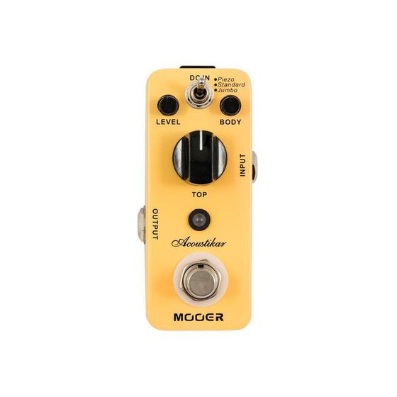 Pedal mooer acoustikar mac1 simulador de violão - Pedal para ...