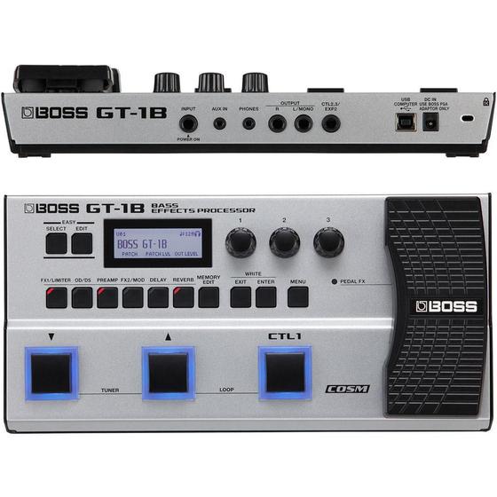 Pedaleira Boss GT1-B Multi-Efeitos Baixo - Pedaleira para Instrumentos ...