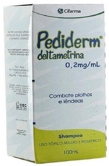 Pediderm Deltametrina Piolho Lendeas Escabin Shampoo 100Ml - Shampoo ...