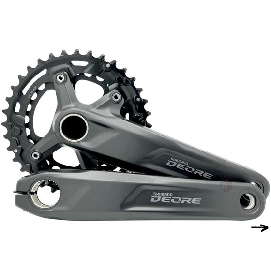 Pedivela duplo shimano deore fc m4100 175mm coroas 36/26d 2x10v 10v mtb - Pedivela de Bicicleta ...