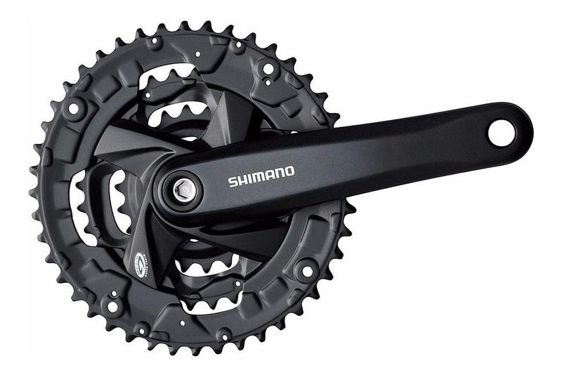 Pedivela Shimano Altus FC-M371 44-32-22d 9v preto - Pedivela de Bicicleta - Magazine Luiza