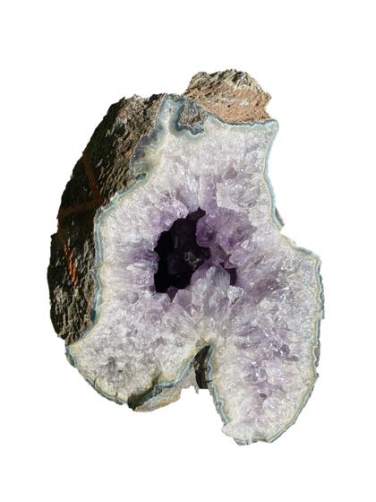 Pedra Geodo Ametista 6,60kg cristal ligado à sabedoria, equilíbrio ...