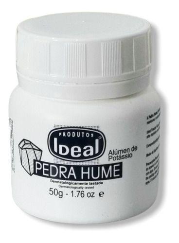 Pedra Hume Ideal Alúmen De Potássio P/ Ferimentos Pote 50g ...