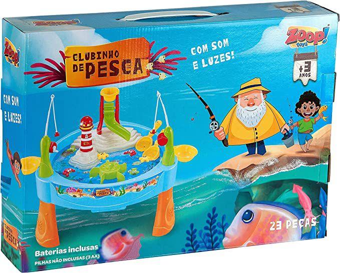 Pega Peixe Clubinho de Pesca com Som e Luz Zoop Toys - Jogo de Pesca ...