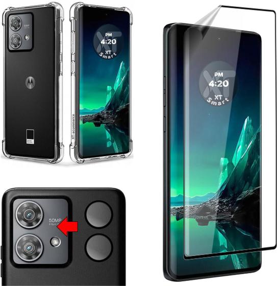 Película Cerâmica 9d Para Motorola Edge 40 Neo Película Da Câmera