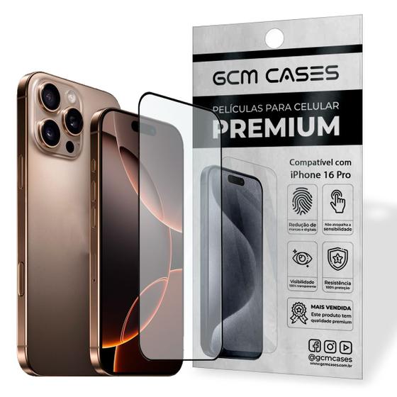Película Compatível com iPhone 16 Todos os Modelos Normal/ Plus/ Pro ...