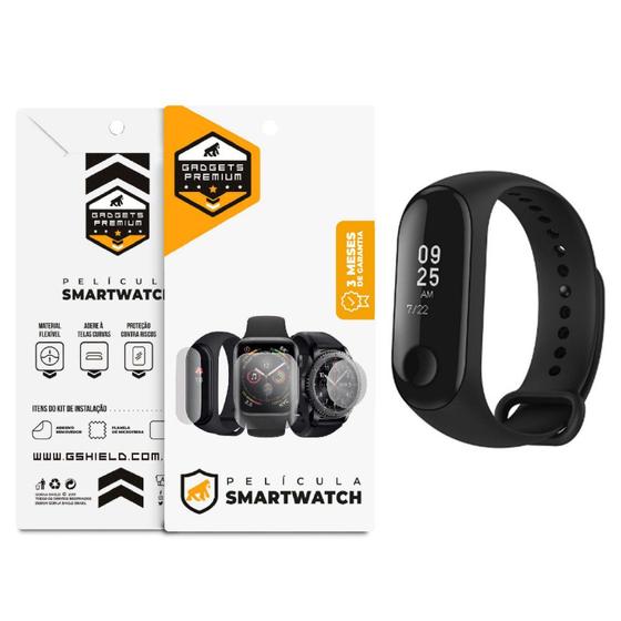 Película de Nano Gel Dupla para Relógio Xiaomi Mi Band 3 - Gshield - Gorila Shield - Película ...