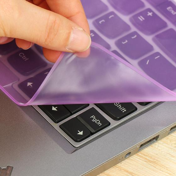 Película De Silicone Para Teclado Notebook 12/14 Pol - Roxa - XZT ... Película De Silicone Para Teclado Notebook 12/14 Pol - Roxa - XZT ...