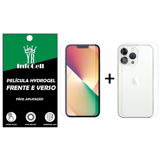 Película Gel Hidrogel Hd Anti Impacto Frente E Verso para iphone 13 Pro - YR InfoCell - Película ...