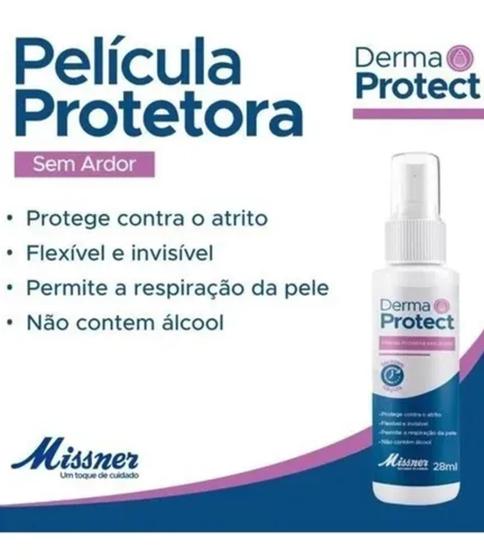 Pelicula Liquida Protetora para Pele Derma Protect 28ml - Missner - Misnner - Película para ...