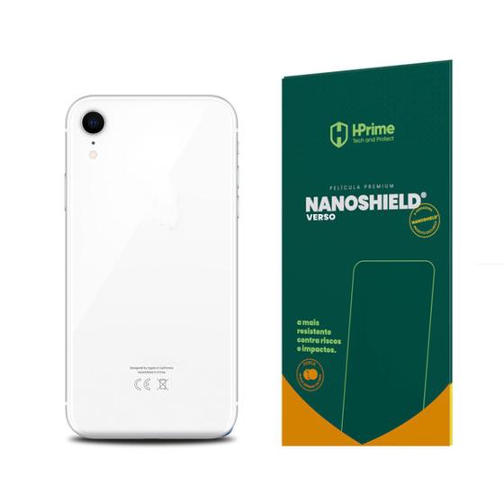 Película Traseira Fosca Premium HPrime Nanoshield para iPhones XR - Película para Celular ...
