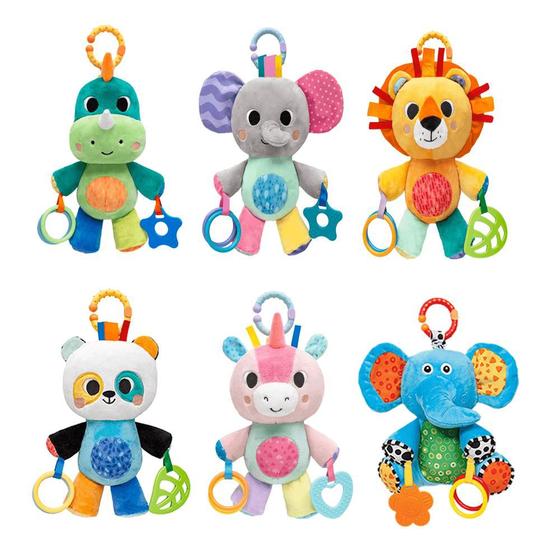 Pelúcia Bebê Atividades Treme-treme Chocalho Móbile Todos Modelos Buba ...