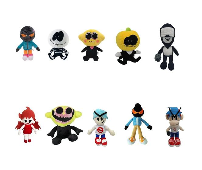 Pelucia Friday night funkin FNF modelos a escolher - 25 cm - BOOTLEG ...