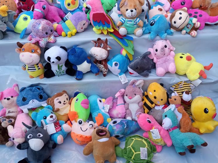 Pelúcia Importado Coloridos 20cm Para Maquina Grua - 60 Unidades - S2 ...