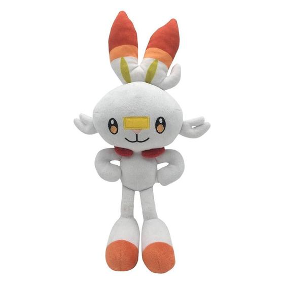 Pelúcia Pokémon Coelho Scorbunny Anime Japonês - Atm - Pelúcia ...