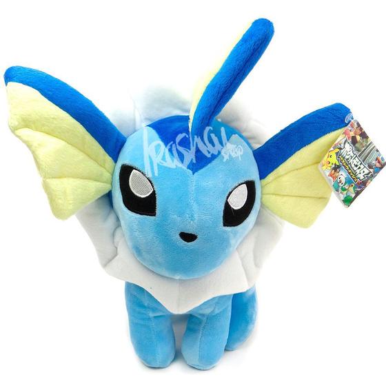 Pelúcia Pokémon Vaporeon Grande 27cm Altura - Importada - Oly Factory ...