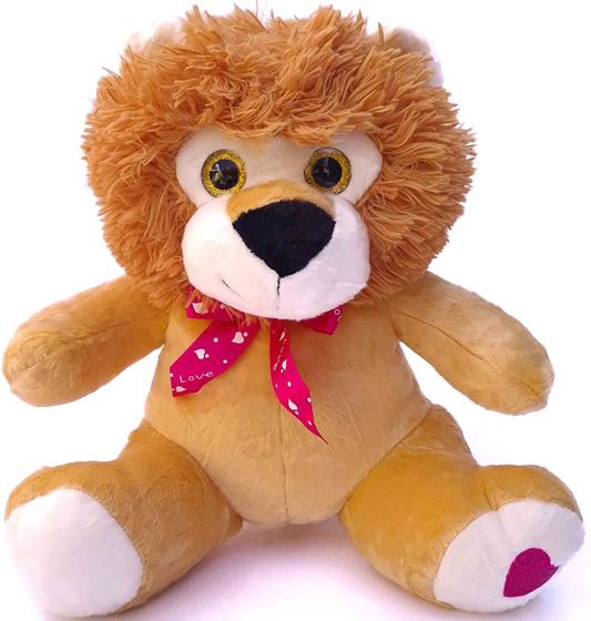 Pelúcia Safari Com Lacinho 30Cms - Modelos Tigre Elefante Zebra Leão ...