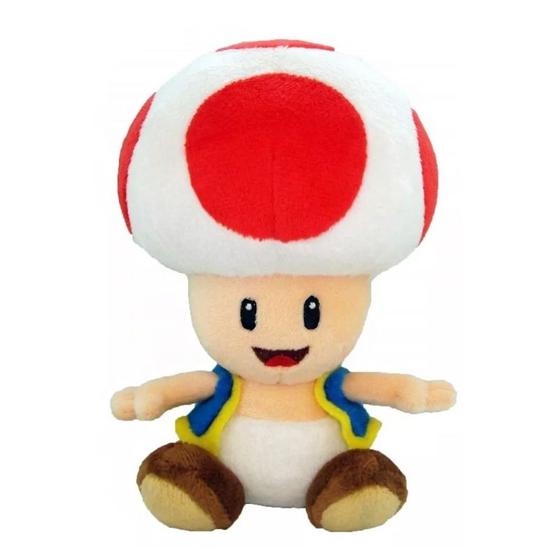 Pelucia super mario bros toad cogumelo boneco 17cm - Bonecos - Magazine ...