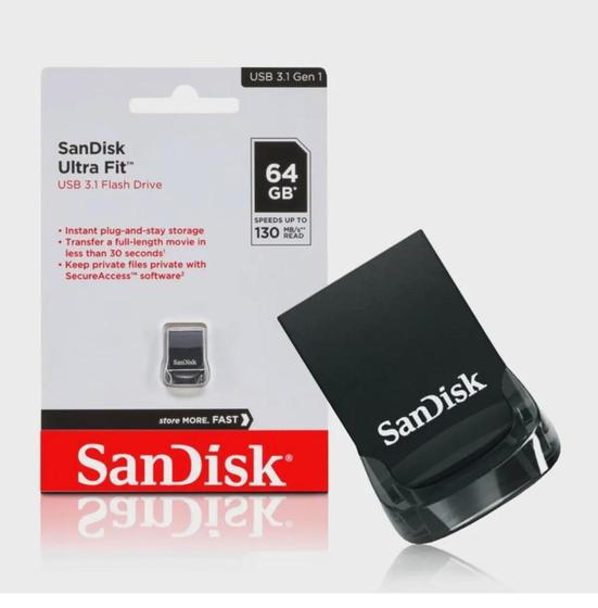 Pen drive 16GB 32GB 64GB 128GB ultra fit Z430 3.1 sandisk * 5 ANOS DE ...