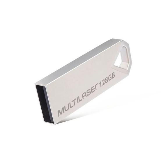 Pen Drive Multilaser Diamond 128Gb Usb 2.0 Metalico - Pd853 - Pen Drive ...