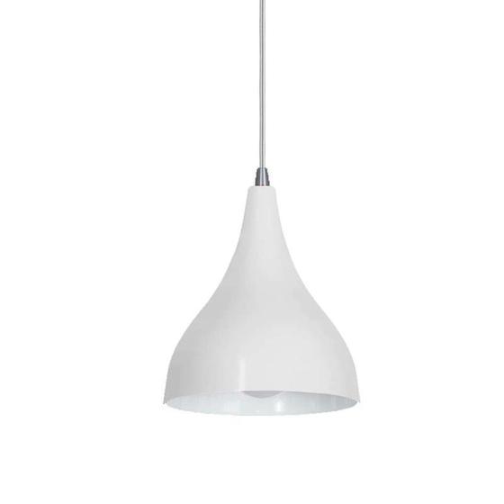 Pendente Cairo Branco 1E27 KIN PD155/BC - KIN LIGHT - Lustre - Magazine ...