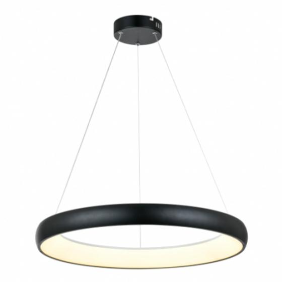 Pendente Lustre Led Circular Preto 4000k 40w RLP-002P - NewAlfaLuz ...