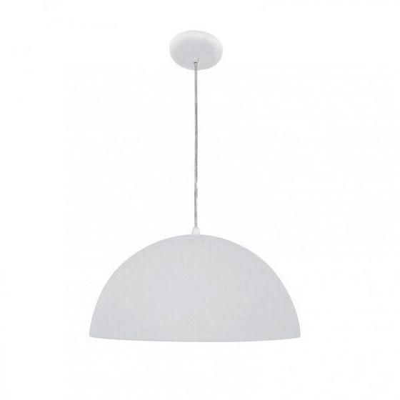 Pendente para 2 Lâmpadas Meia Lua Alumínio 30cm Aquarela do Brasil Clean Bronzearte - Lustre ...