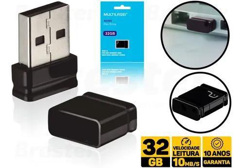 Pendrive multilaser nano preto 32gb - Pen Drive - Magazine Luiza