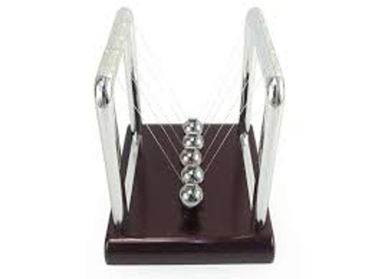 Pendulo De Newton Enfeite Para Decoração De Mesa Escritório - Balance ...