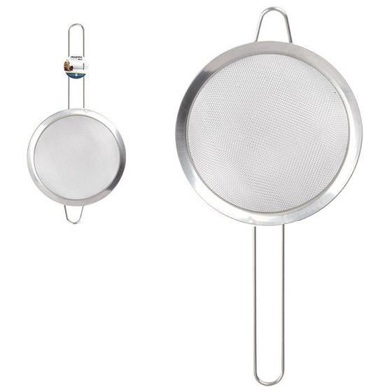 Peneira Coador de cozinha Aço Inox 29cm Escorrer Massas Polvilhar ...