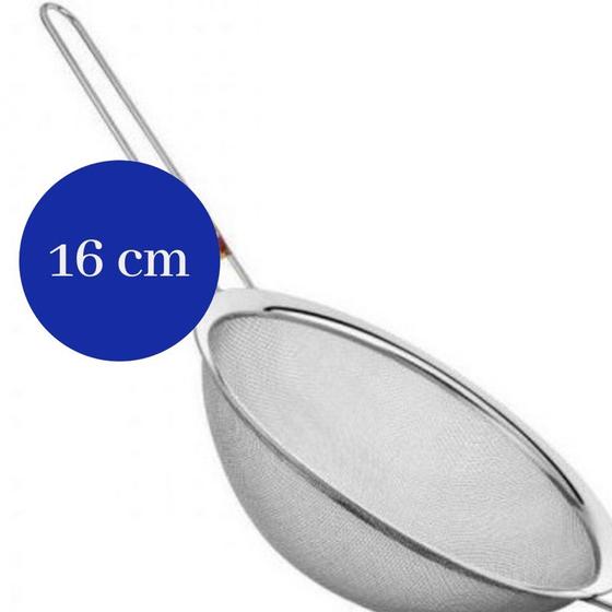 Peneira Coador de Metal em Aço Inox Original - Peneira - Magazine Luiza