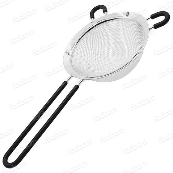 Peneira Coador Em Aço Inox e Silicone Para Cozinha Multiuso - Facibom ...
