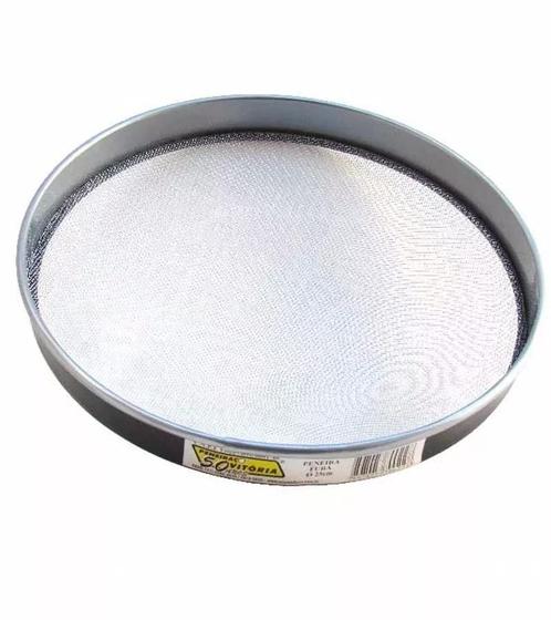 Peneira Para Fubá Tela Trancada 30 cm - Vitoria - Peneira - Magazine Luiza