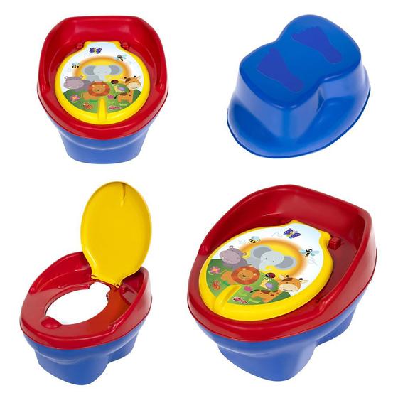 Penico Troninho Bichinhos Facilita o Desfralde Bebê Criança - Styllbaby ...