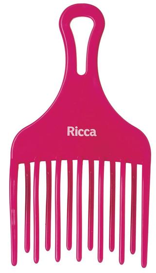 Pente garfo - rosa - ricca - Pente de Cabelo - Magazine Luiza