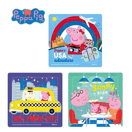 Peppa Pig Educação Infantil Quebra-cabeça Blocos De Construção Modelo ...